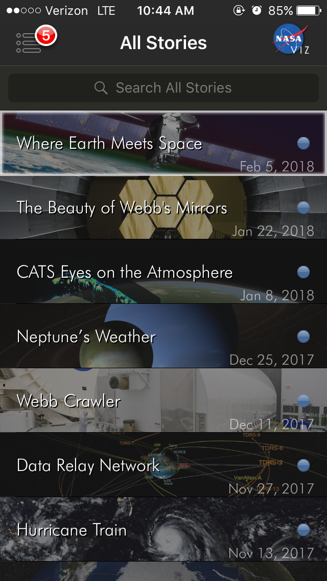 NASA Visualization Explorer | Educational Resources